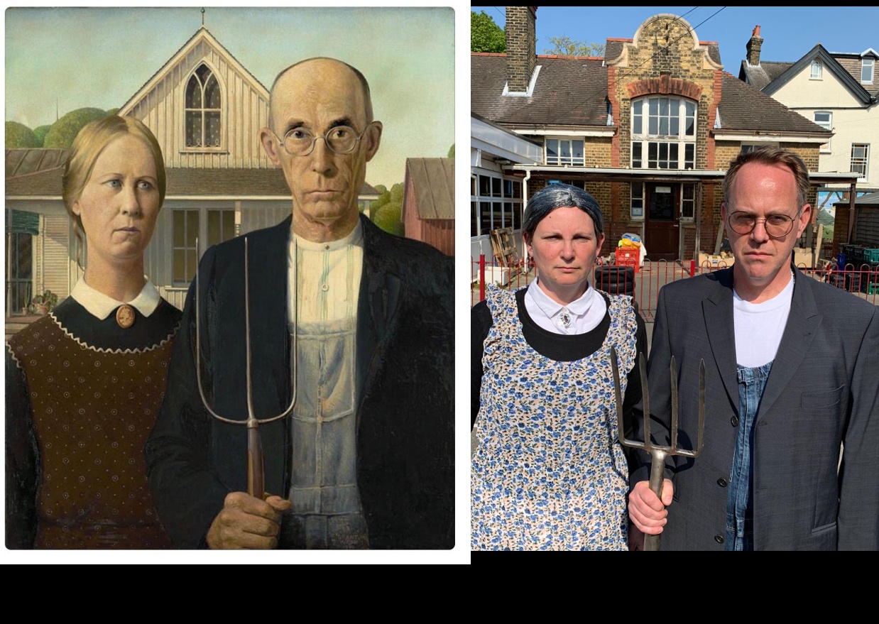 Aldersbrook Primary School - Getty Artwork Recreation Challenge