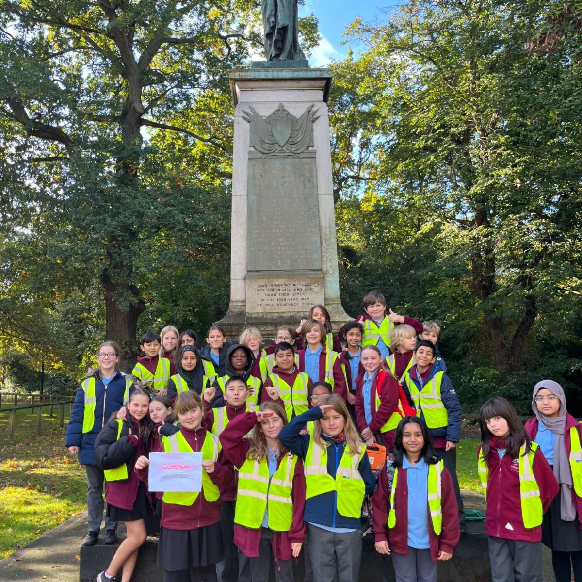 Aldersbrook Primary School - Year 6 - Wanstead War Memorial