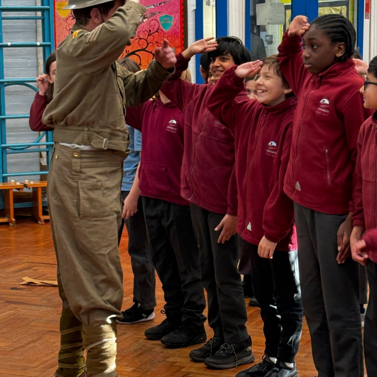 Aldersbrook Primary School - Year 6 - WW2 Soldier Visit